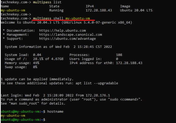 Creating Multiple Virtual Machines Fast Using Multipass